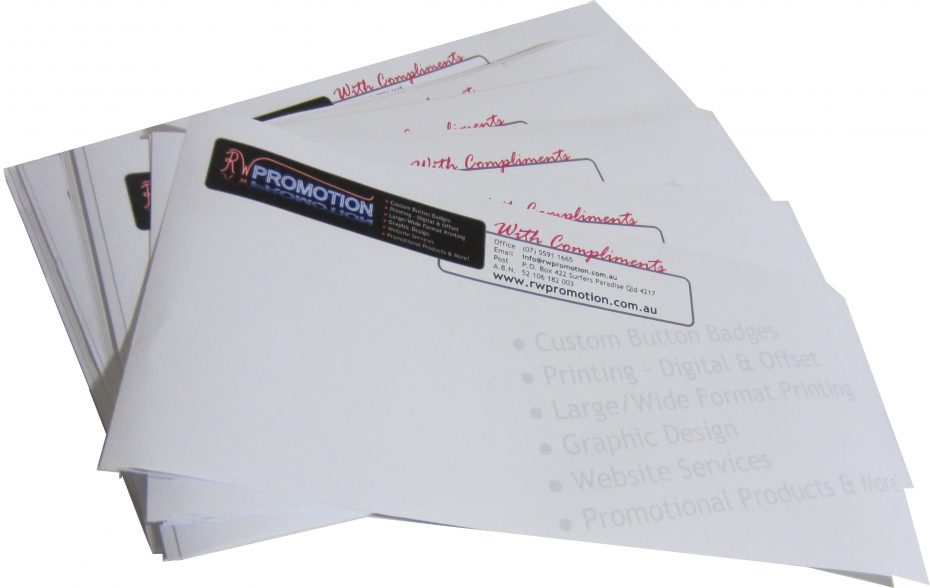 Printed Stationary | With Compliments Slips | Printable Letterheads